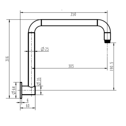 0446 – Wall Mounted Arm | AussieLife